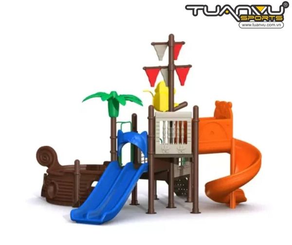 Sân chơi ngoài trời tàu cướp biển KP-HD101 – Tuấn Vũ Sport