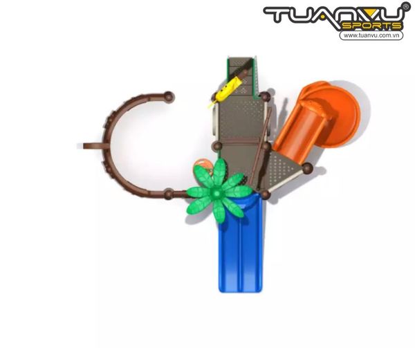 Sân chơi ngoài trời tàu cướp biển KP-HD101 – Tuấn Vũ Sport