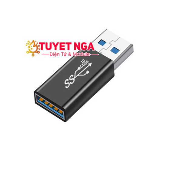 Đầu Chuyển Đổi USB Đực Sang USB Cái 10Gb Nối Dài – ĐIỆN TỬ TUYẾT NGA