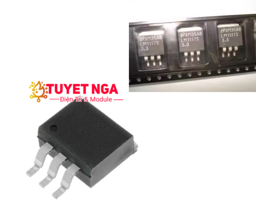 LM1117S-3.3 IC Điều Chỉnh Điện Áp 1117 3.3V TO-263 – ĐIỆN TỬ TUYẾT NGA
