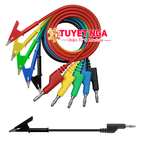 Dây Kẹp Cá Sáu Nối Jack Bắp Chuối Đực 4mm Đen 3000V 20A Dài 1M – ĐIỆN ...