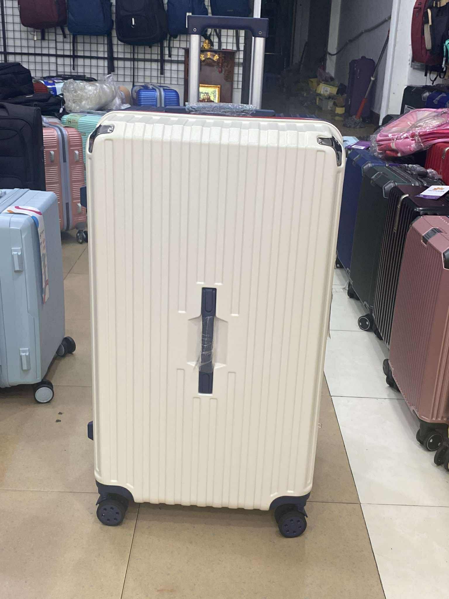 Vali Khổng Lồ Size 32 Chứa 40kg Màu Trắng phối xanh – Balo Chính Hãng