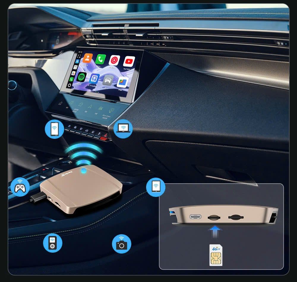 Carlinkit Tbox Ultra 5G | Android Box Ô Tô 2025 | CarPlay Không Dây ...