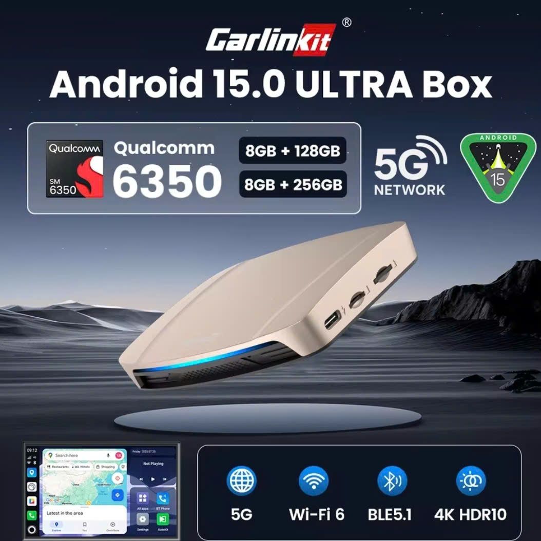 Carlinkit Tbox Ultra 5G | Android Box Ô Tô 2025 | CarPlay Không Dây ...