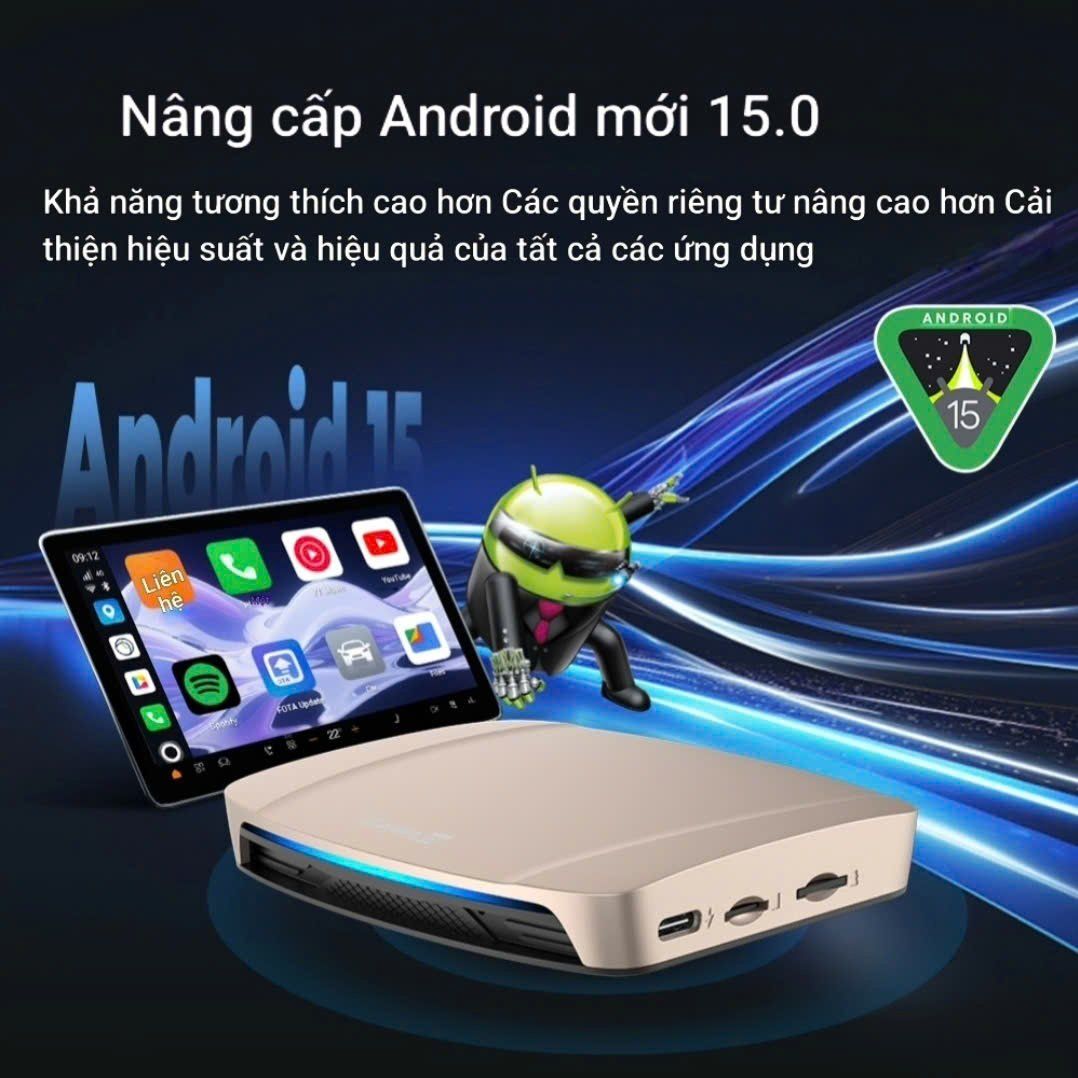 Carlinkit Tbox Ultra 5G | Android Box Ô Tô 2025 | CarPlay Không Dây - MyTV Box