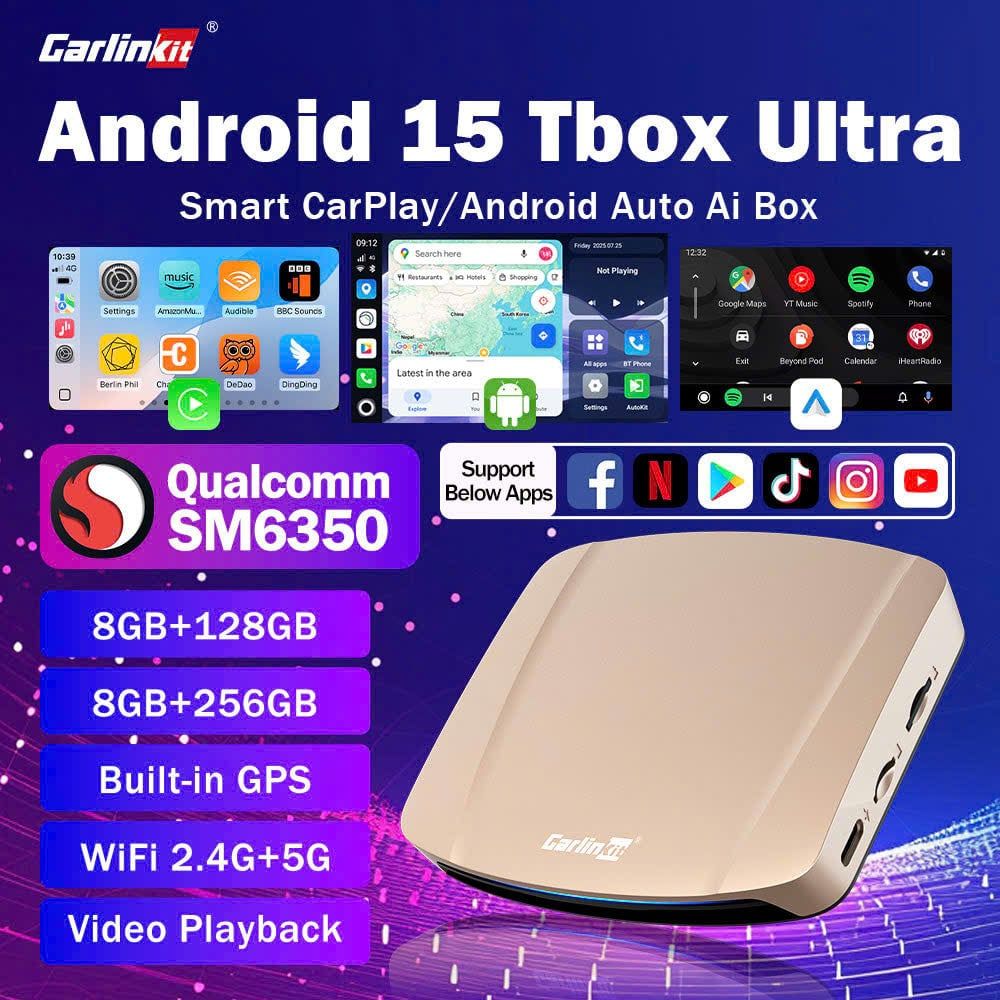 Carlinkit Tbox Ultra 5G | Android Box Ô Tô 2025 | CarPlay Không Dây ...