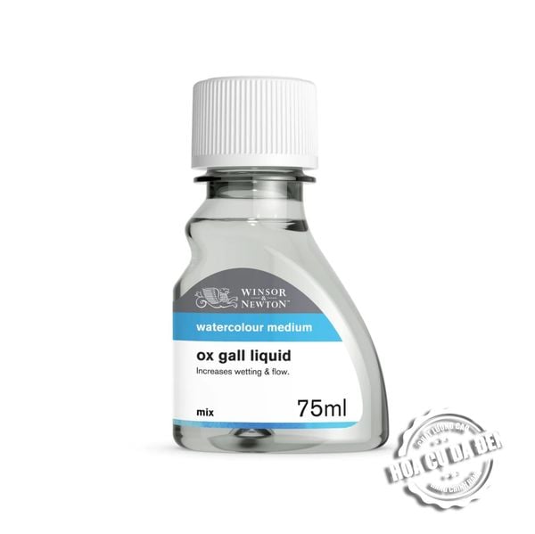 [DA ĐEN] Dung Môi Màu Nước Winsor & Newton - Ox Gall Liquid Làm Loãng