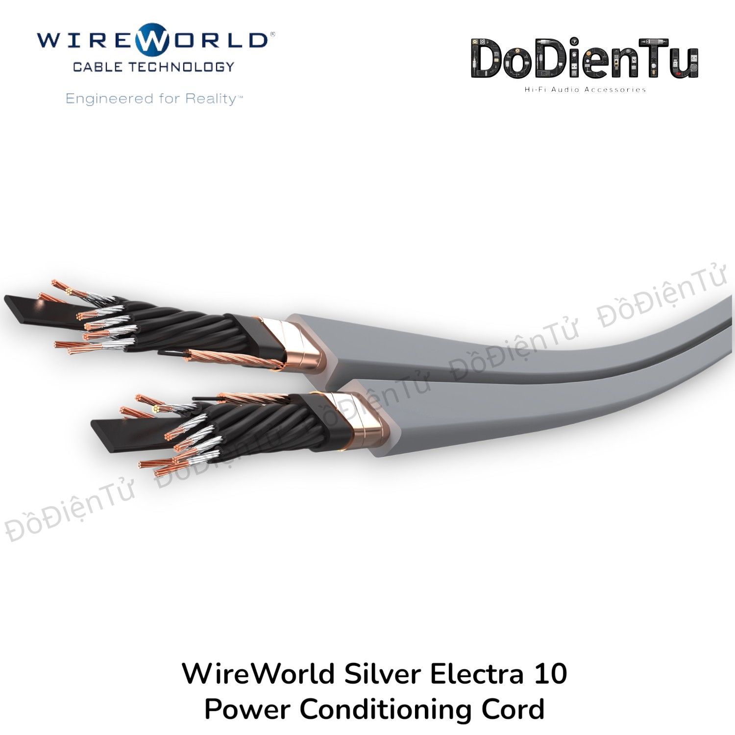 Dây nguồn WireWorld Silver Electra 10 - Power Conditioning Cord | Đồ Điện Tử