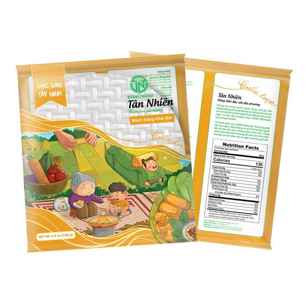 Bánh tráng chả giò Tân Nhiên 120 g (gói) – FARMERS MARKET