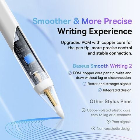 Bút Cảm Ứng Baseus Smooth Writing 2 Series Stylus Lite – Baseus Việt ...