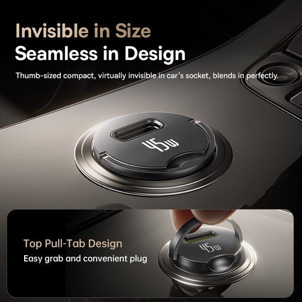 Tẩu Sạc Ô Tô Baseus PrimeTrip VP2 45W