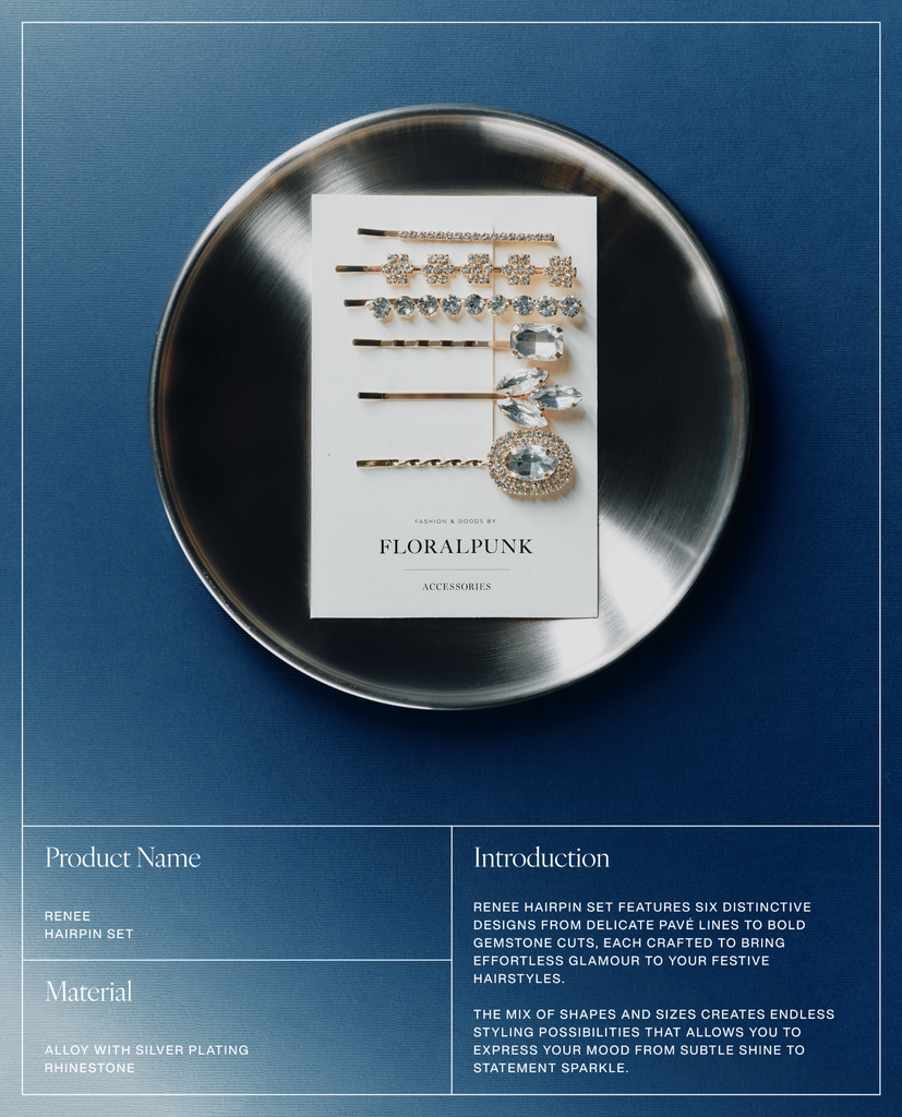 Kẹp Tóc Floralpunk Renee