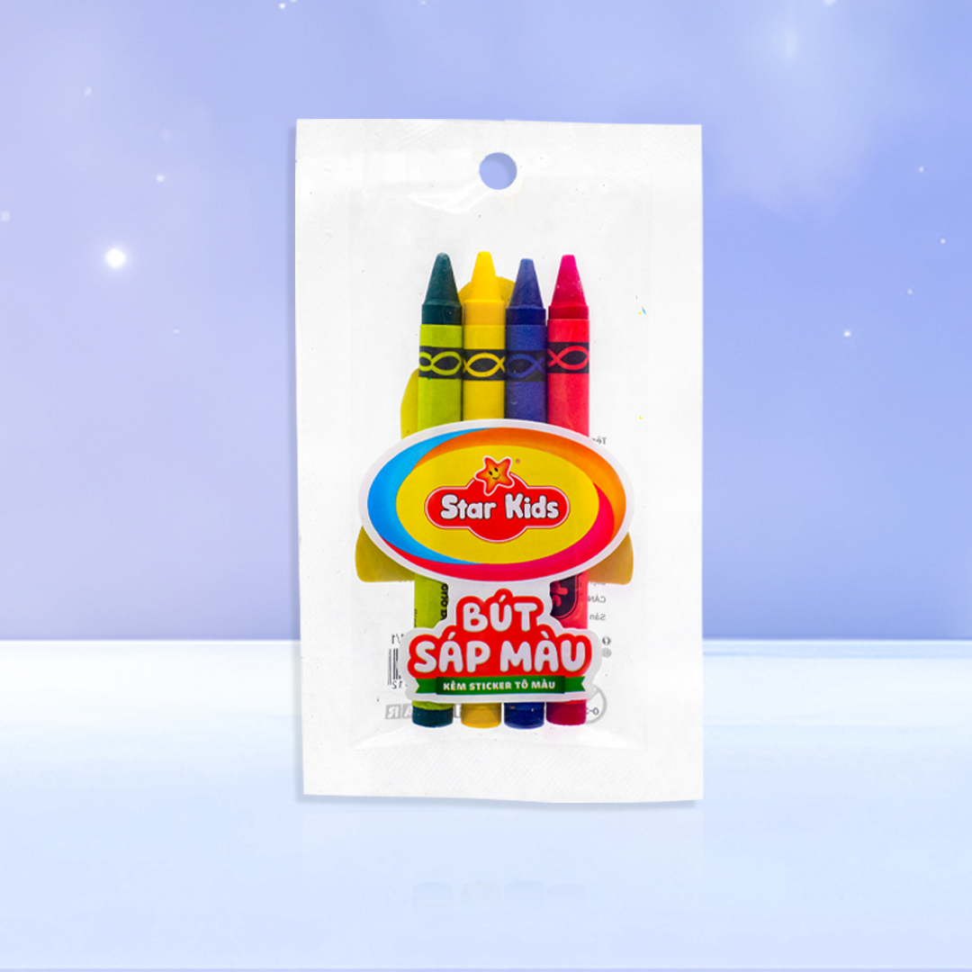 Bộ Tô Màu Mini Star Kids Kèm Bút Sáp Màu, Đồ Chơi Tô Màu Cho Bé, Phát ...