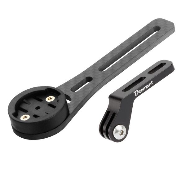 Bát carbon gắn đèn / đồng hồ / camera hành trình / phụ kiện lên ghidon ...