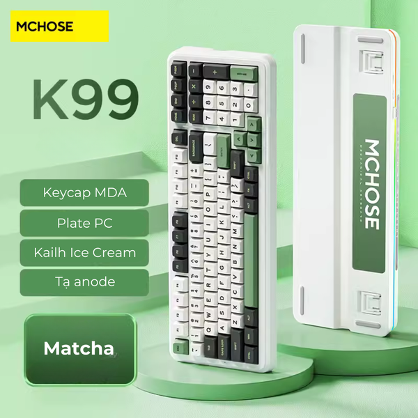 Bàn phím cơ Mchose K99 - Matcha