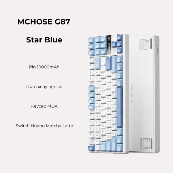 Bàn phím cơ Mchose G87 - Star Blue