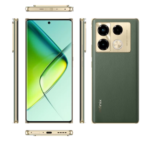 Infinix Note 40 Pro 8GB/256GB - Xanh Khổng Tước