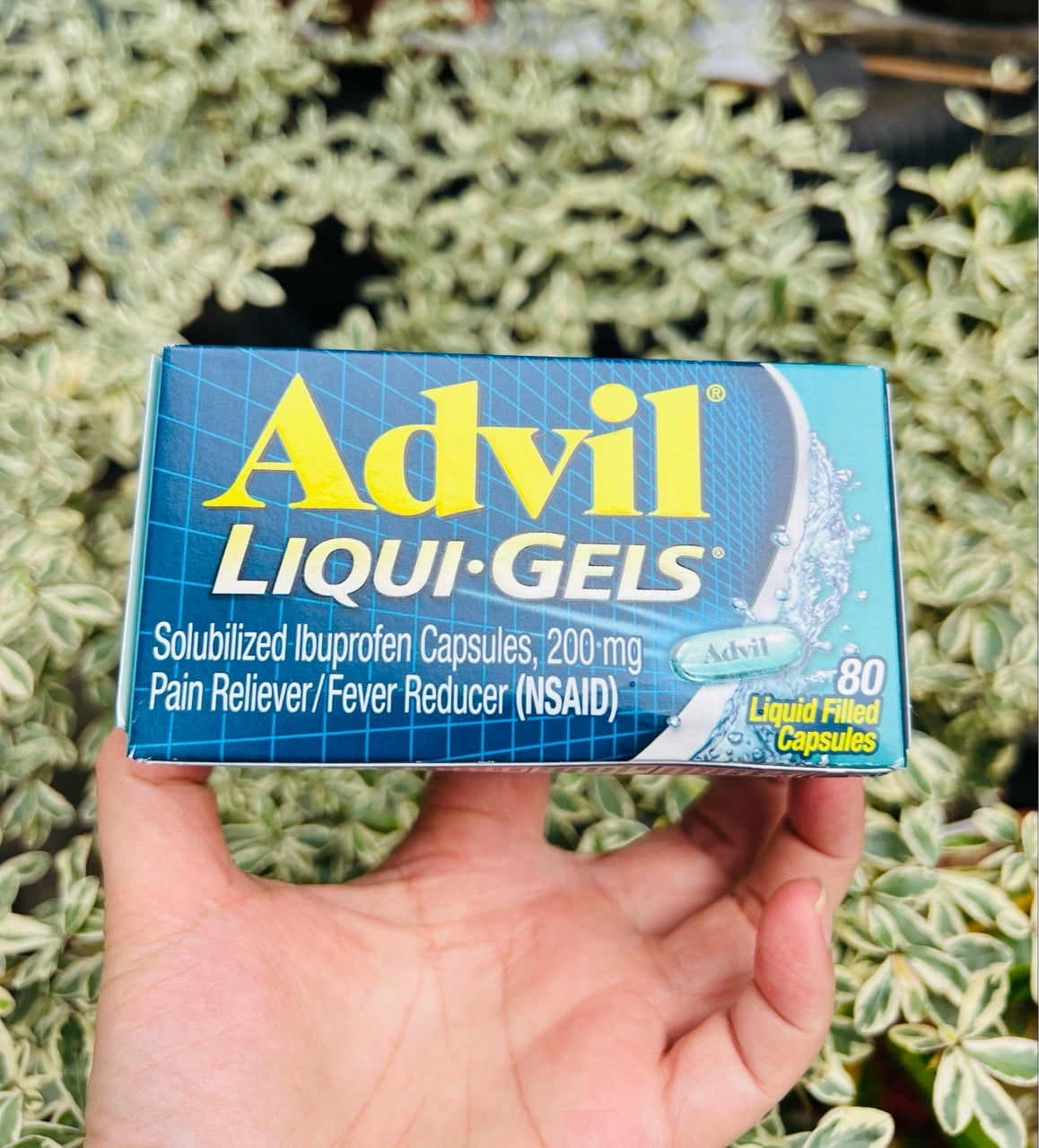 Viên giảm đau hạ sốt Advil Liqui-Gels Minis 200mg 160 Mini Liquid Caps