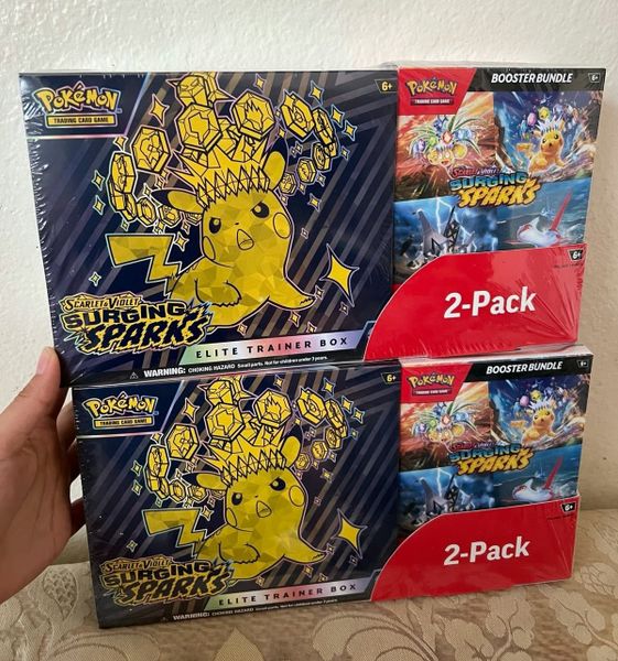 Pokemon TCG: Scarlet & Violet - Surging Sparks Elite Trainer Box – Mimi Game Shop