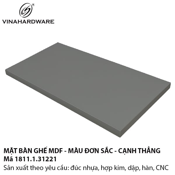 Mặt Bàn MDF Dán Cạnh Thẳng Màu Đơn Sắc – Mã 1811.1.31221