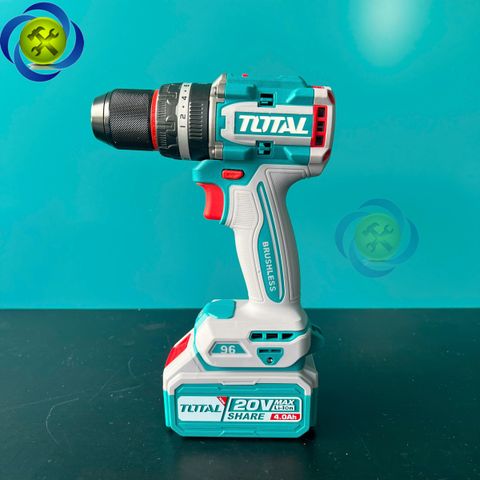 Máy Khoan Búa Lực Siết 96Nm Dùng Pin 20V TOTAL TIDLI20968 CÓ PIN SẠC ...