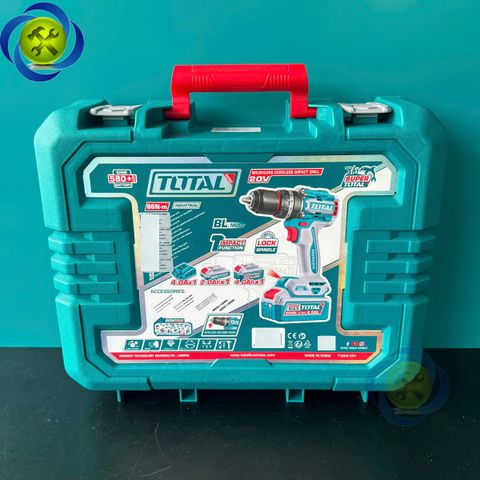 Máy Khoan Búa Lực Siết 86Nm Dùng Pin 20V TOTAL TIDLI20868 CÓ PIN SẠC ...