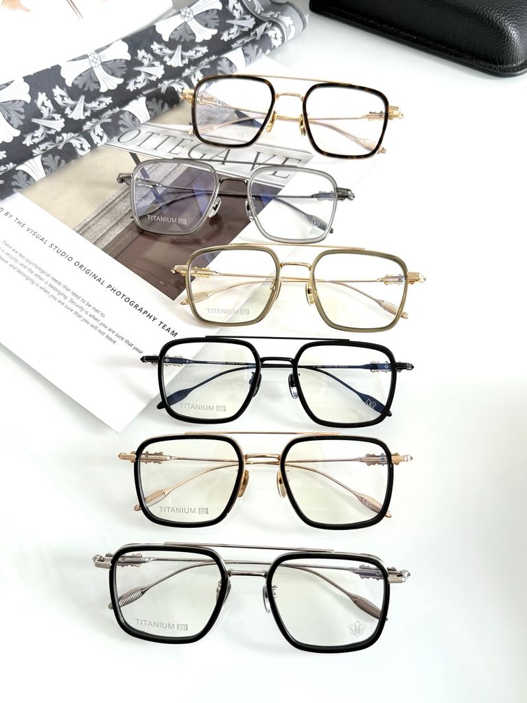 KÍNH UNISEX chrome* hearts* * TITANIUM SIÊU NHẸ – GỌNG ĐIÊU KHẮC NỔI ...