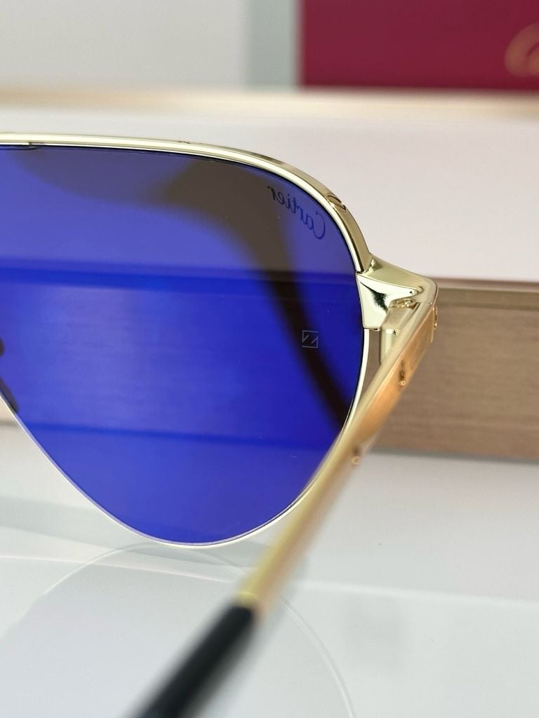 KÍNH MÁT NAM NỮ CARTI KHUNG KIM LOẠI AVIATOR SANG TRỌNG CHI TIẾT ỐC ĐI ...