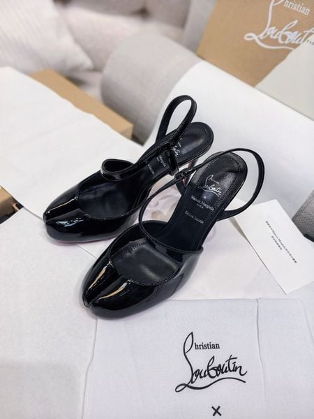 Giày cao gót Lou.bou.tin* ×MM6 giày nữ split-toe gót cao 10cm (Order O ...