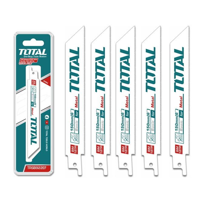 Bộ 5 Lưỡi Cưa Kiếm 150mm Cắt Kim Loại Total TRSB922EF - Himarket.vn