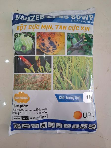 UNIZEB M - 45 80WP Vàng - Thuốc Trừ Nấm Bệnh Phổ Rộng - Mancozeb - Xem ...