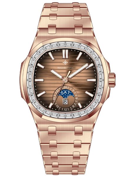 ALEXANDER FERROS Automatic 6111R-08 42.5mm - Đồng Hồ Nam – PhongWatch