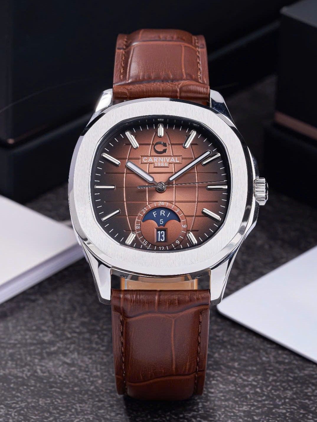 Carnival Aquanus 8113G-VT-DD-N ( 8113G ) - Đồng Hồ Nam – PhongWatch