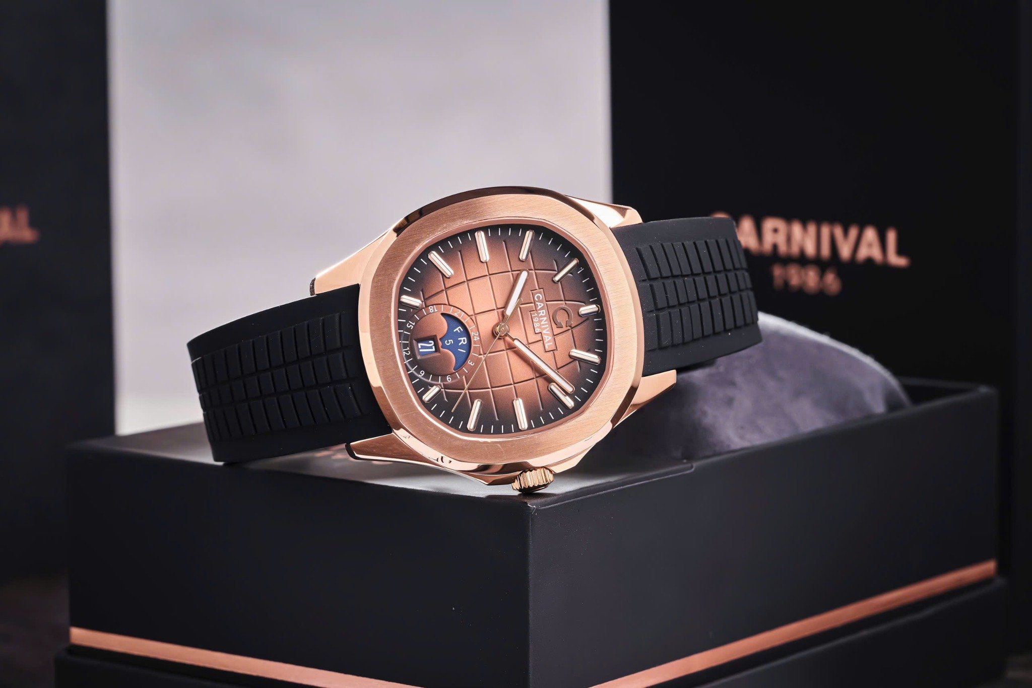 Carnival Aquanus 8113G-VH-DCS-N ( 8113G ) - Đồng Hồ Nam – PhongWatch