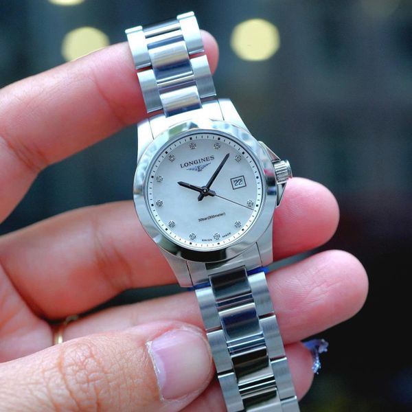 Longines Quartz Conquest Lady L3.376.4.87.6 ( L33764876 ) 29mm - Đồng ...
