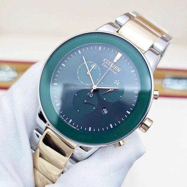Citizen Quartz Eco-drive Analog Chronograph AT2244-84X - Đồng Hồ Nam ...