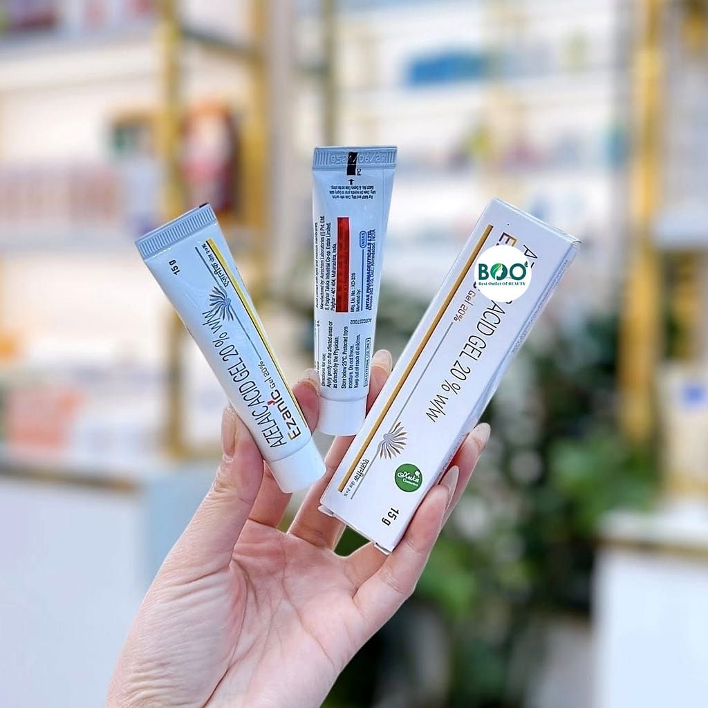 Kem làm giảm mụn, mờ thâm Ezanic Azelaic Acid Gel 20% 15g – Chợ Tình ...