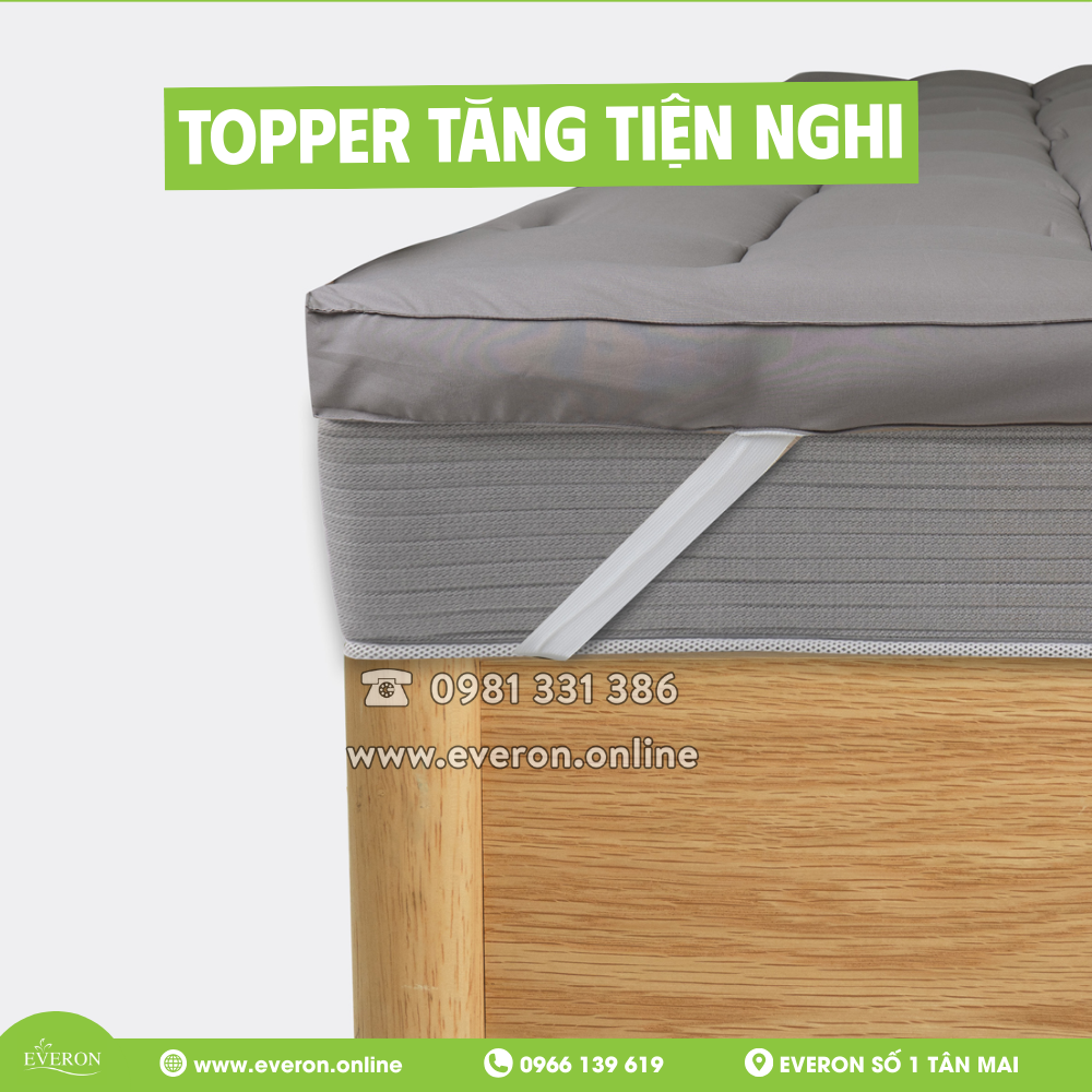 Topper Everon | Tấm Tăng Tiện Nghi Tạo Độ Êm Cho Đệm Giá Tốt Nhất ...