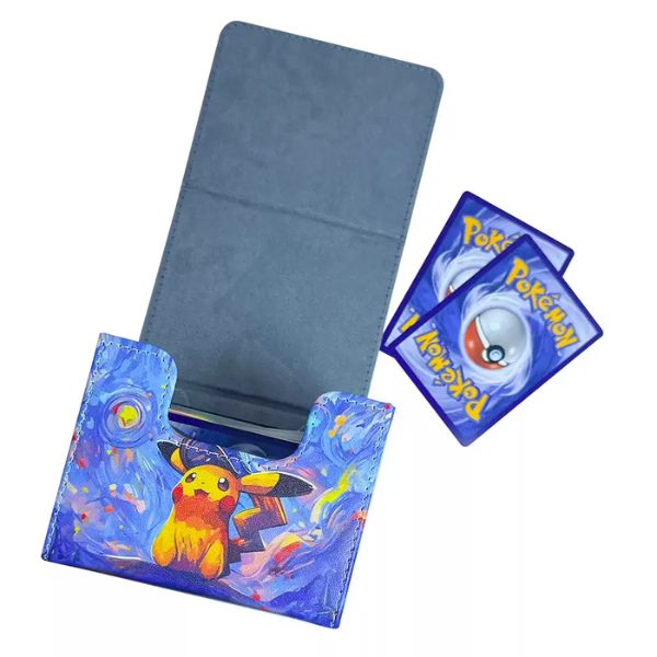 Hộp Đựng Thẻ Bài Pokemon TCG Da PU Cao Cấp Starry Pikachu – nShop ...