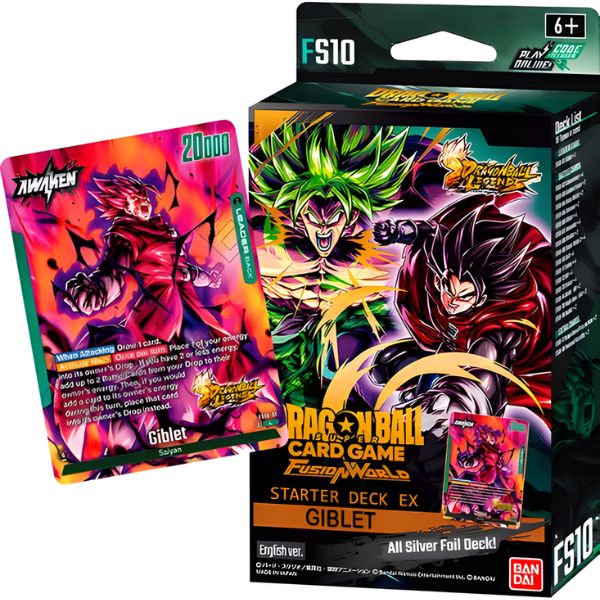 Bài Dragon Ball Super Card Game Fusion World FS10 Giblet Starter Deck ...