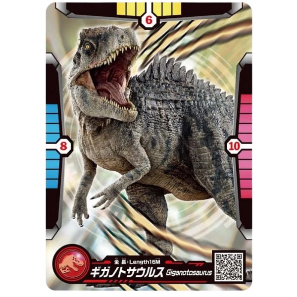 ANIA Jurassic World Khủng Long Giganotosaurus Battle Card set – nShop ...