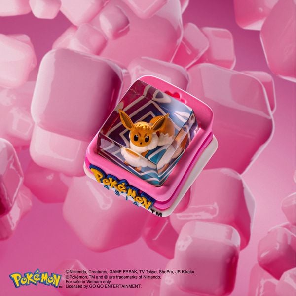 Pokemon Artisan Keycap Eevee Eevui SEM Profile Dwarf Factory – nShop ...
