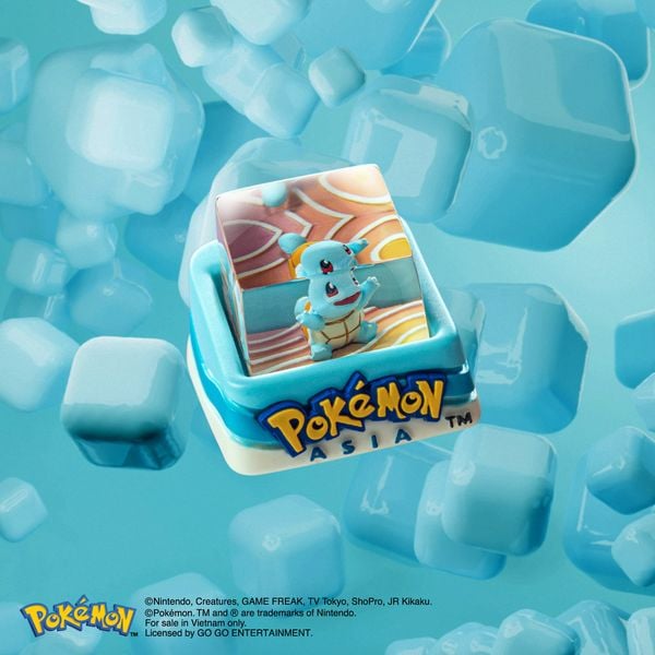 Pokemon Artisan Keycap Squirtle Zenigame SEM Profile - Dwarf Factory ...