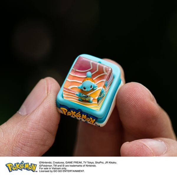 Pokemon Artisan Keycap Squirtle Zenigame SEM Profile - Dwarf Factory ...