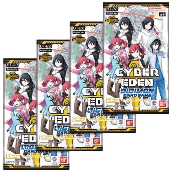 Bài Digimon Card Game BT-22 Cyber Eden Booster Pack – nShop - Game & Hobby