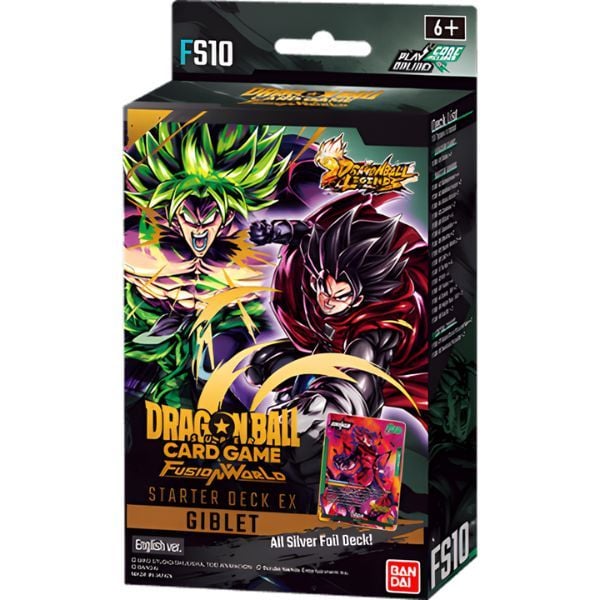 Bài Dragon Ball Super Card Game Fusion World FS10 Giblet Starter Deck ...