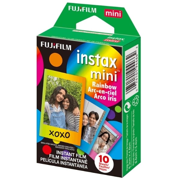 Phim Chụp Ảnh Lấy Liền Fujifilm Instax Mini Film - Rainbow - 10 Tấm ...