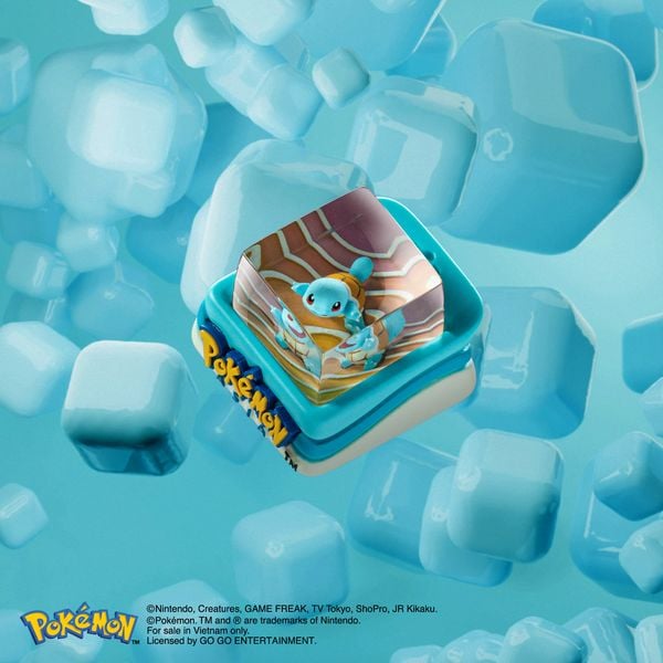 Pokemon Artisan Keycap Squirtle Zenigame SEM Profile - Dwarf Factory ...