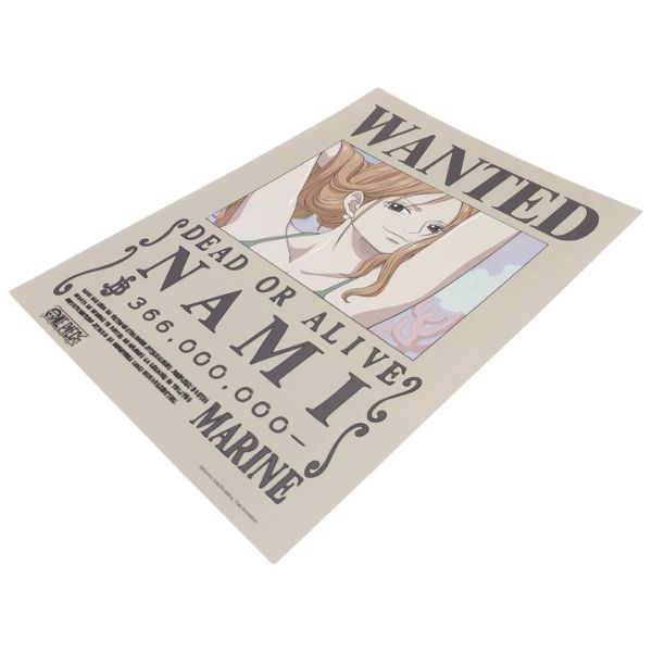 Poster One Piece V2 - Lệnh truy nã Nami Chính Hãng – nShop - Game & Hobby