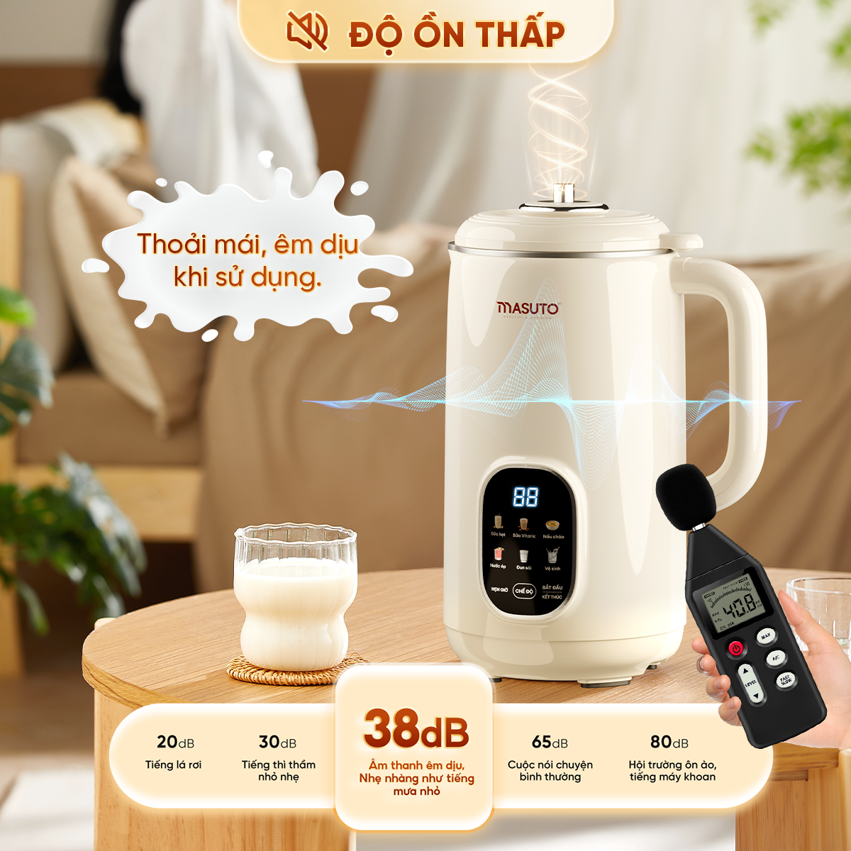 Máy nấu sữa hạt vi áp suất Masuto MSLoveLux - Phiên bản Luxury - MASUTO ...